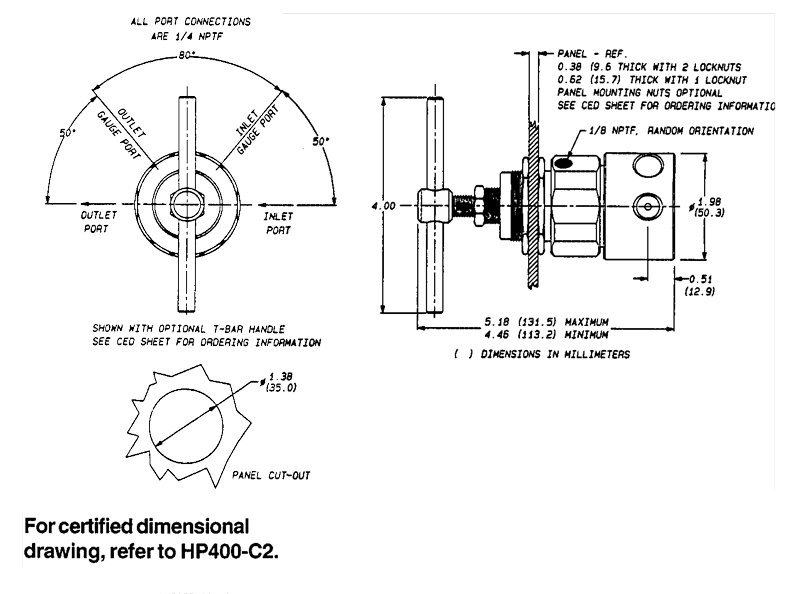 HP400 Self-Contained Regulator | Conoflow
