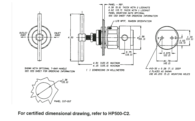 HP500 High-Purity Regulator | Conoflow