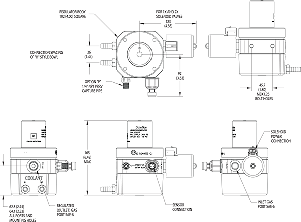 HPNGV5 Series CNG Regulator | Conoflow